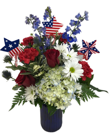 Salute to Military Moms - Patriotic Themed Bouquets
