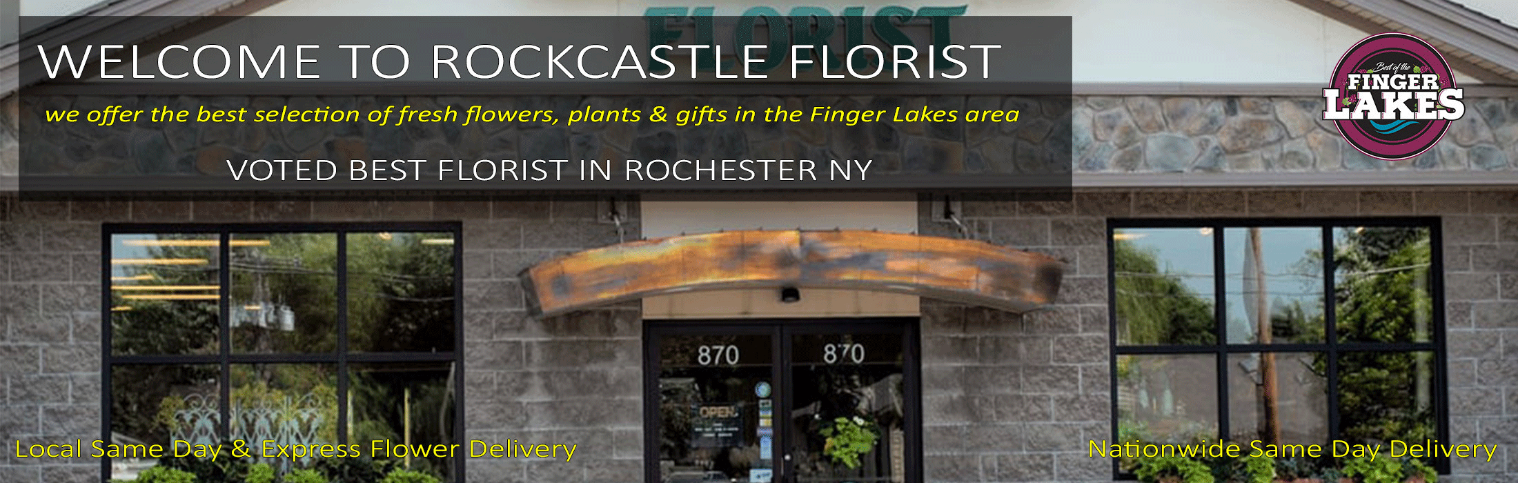 Rochester NY's Best Florist | Same Day Flower Delivery Rochester NY » Rockcastle Florist